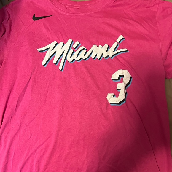 Shirts | Dwyane Wade Pink Miami Vice City Jersey Shirt | Poshmark